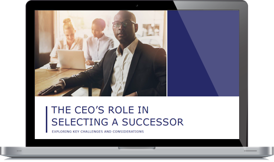The CEO's Role in Selecting a Successor | Download