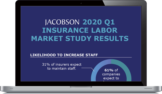 2020 Q1 Insurance Labor Market Study Results Infographic | Download