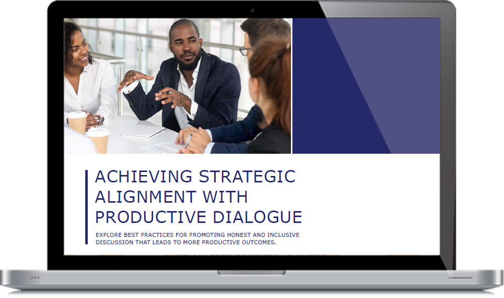 Achieving Strategic Alignment with Productive Dialogue | Thank You